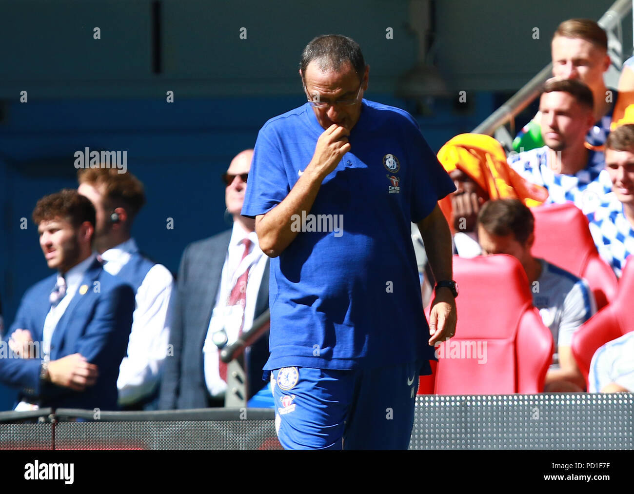 The FA Community Shield between Chelsea FC and Manchester City FC, at ...