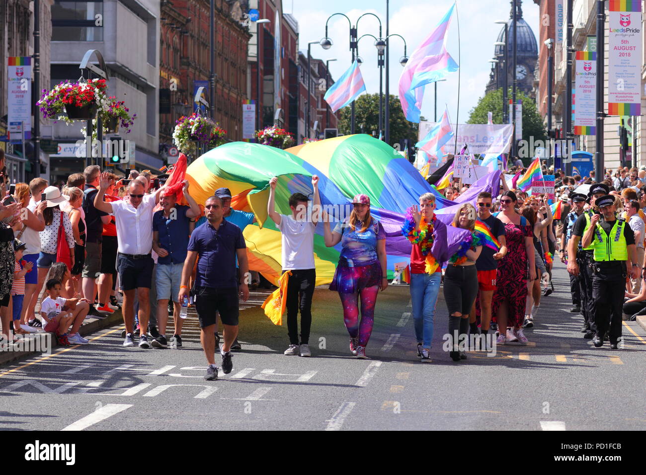 Leeds lgbt parade flag hi-res stock photography and images - Alamy