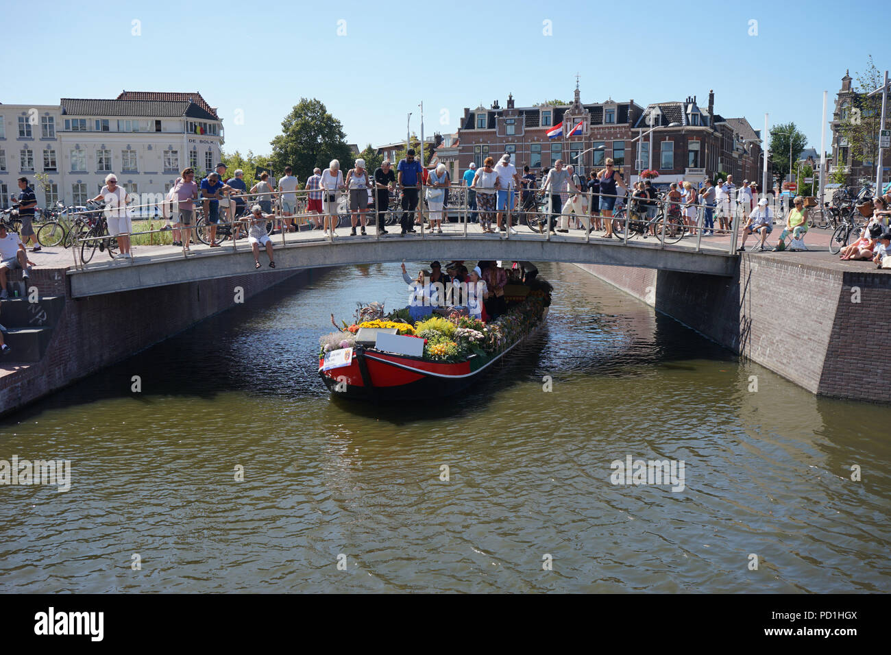 Netherlands,Delft-5 August 2018:Westland Boat Parade (Varend Corso ...