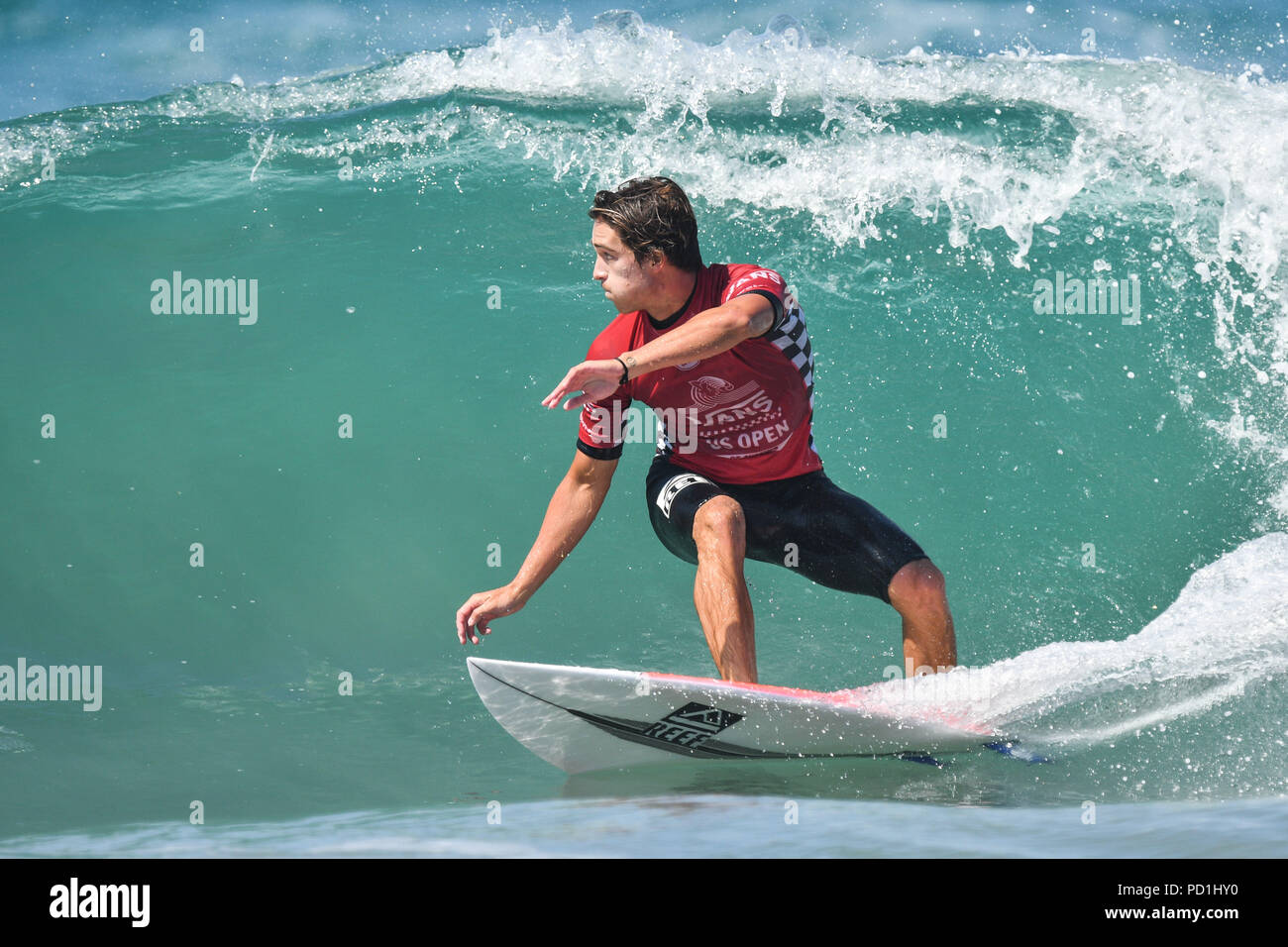 Huntington Beach, California, USA. 3rd Aug, 2018. EVAN GEISELMAN, from ...