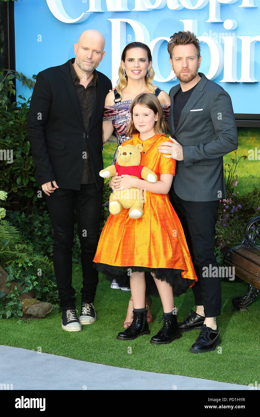 London, UK. 5th August 2018. Marc Forster, Hayley Atwell, Bronte ...