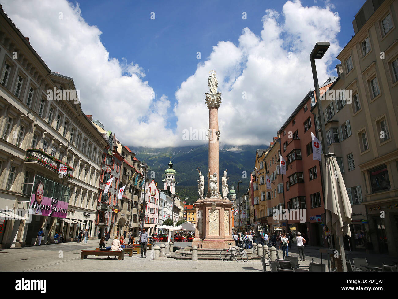 Insbruck, Austria. 24th June, 2018. A scene from Innsbruck, Austria ...