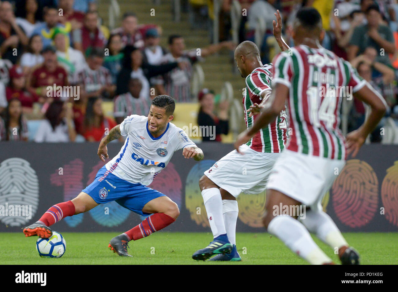 Rio De Janeiro, Brazil. 05th Aug, 2018. Bruno during Fluminense vs ...