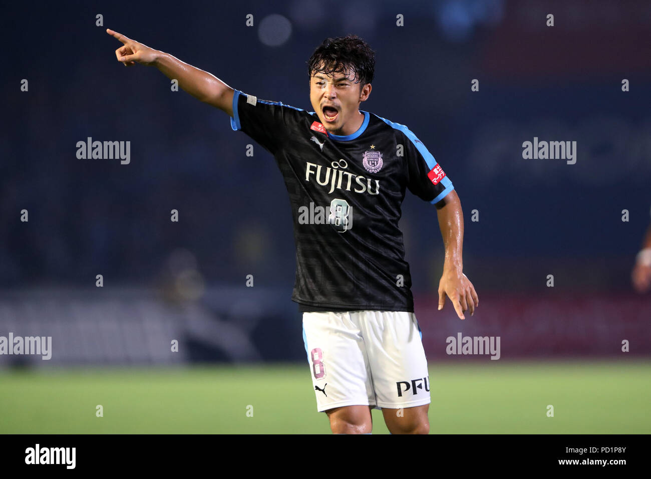 Kanagawa, Japan. 5th Aug, 2018. Hiroyuki Abe (Frontale) Football/Soccer ...