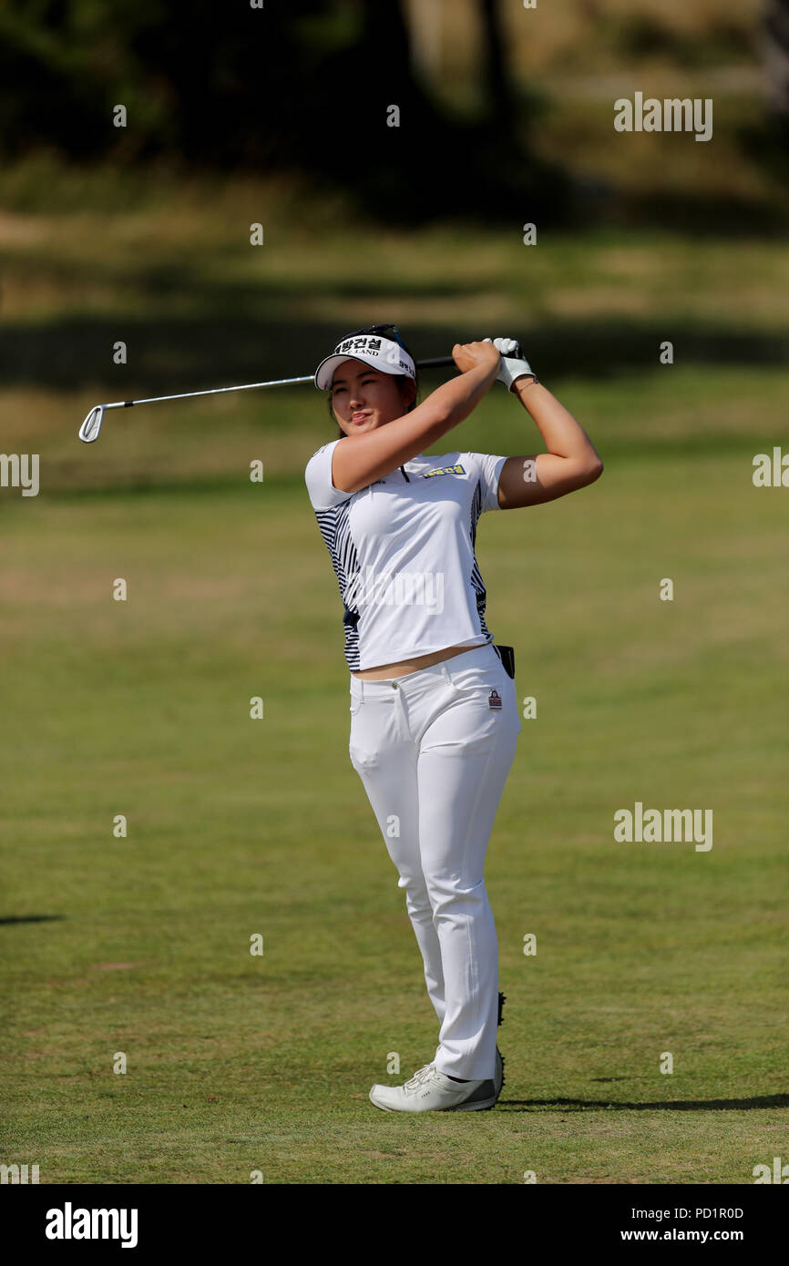 Su-hyun Oh during day four of the Ricoh Women's British Open at Royal ...