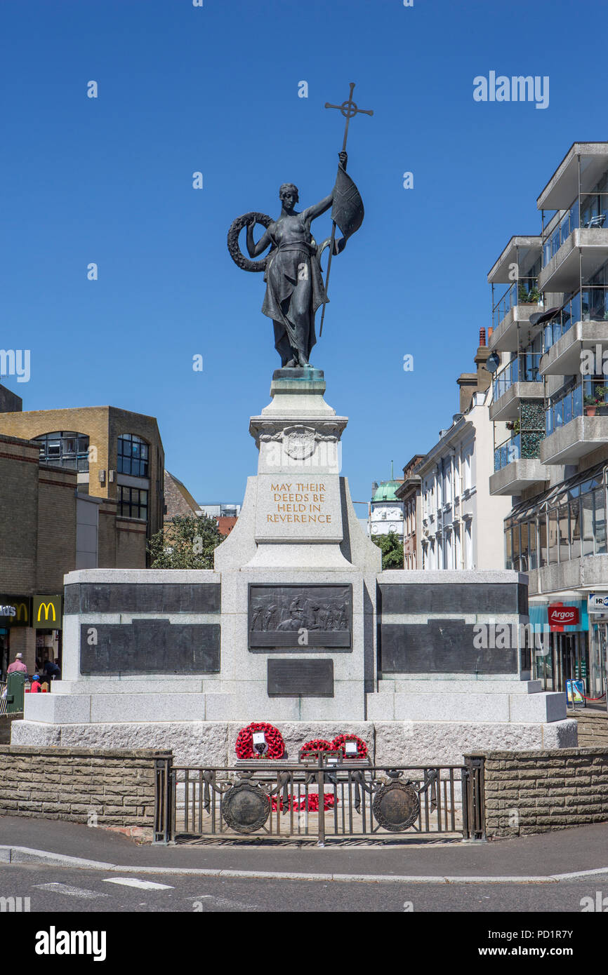 Folkestone War Memorial, Remembrance road Stock Photo - Alamy