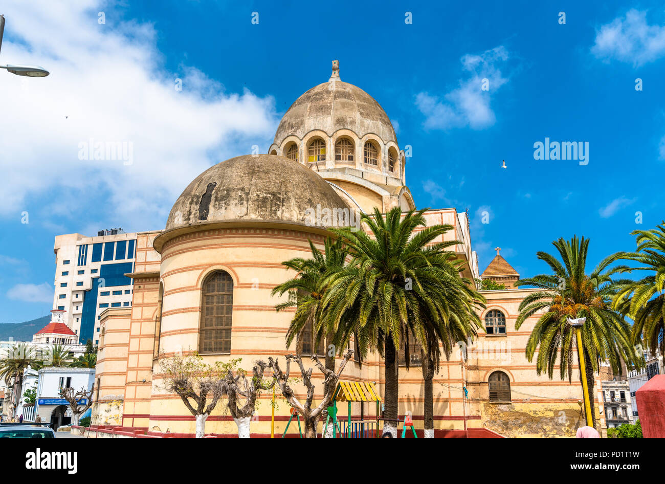 Sacred Heart Cathedral of Oran, currently a public library, in Oran ...