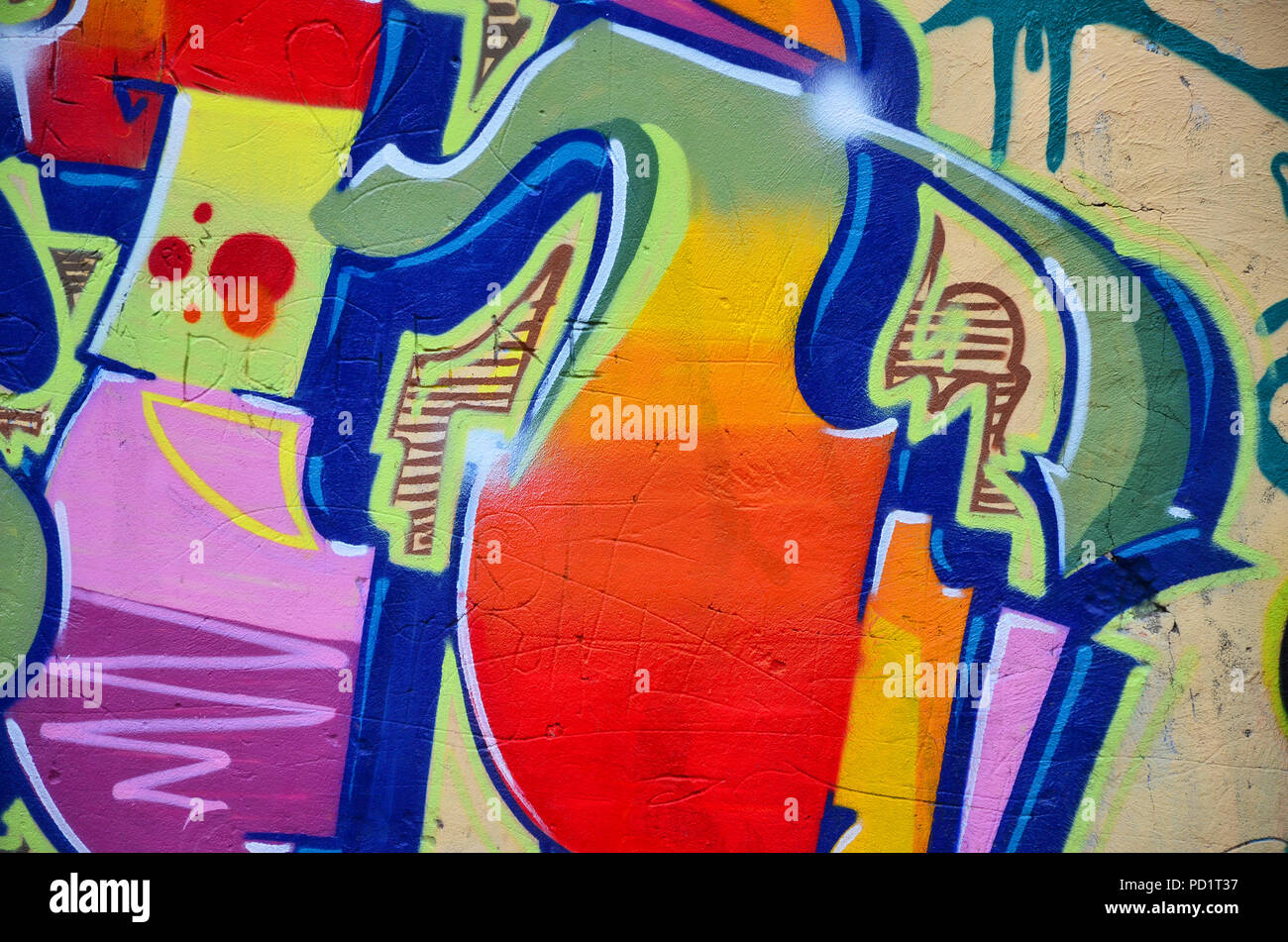 Old School Graffiti Stock Photos & Old School Graffiti Stock Images - Alamy