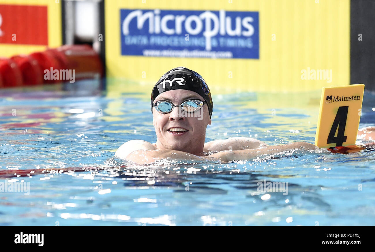 Great Britain's Ross Murdoch after winning the Men's 200m Breaststroke ...
