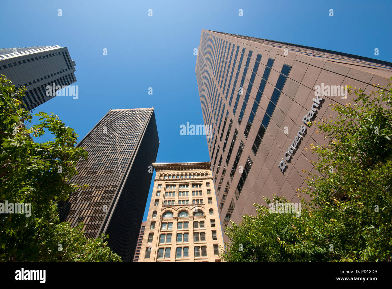 Skyscrapers in downtown, Boston, Massachusetts, USA Stock Photo - Alamy