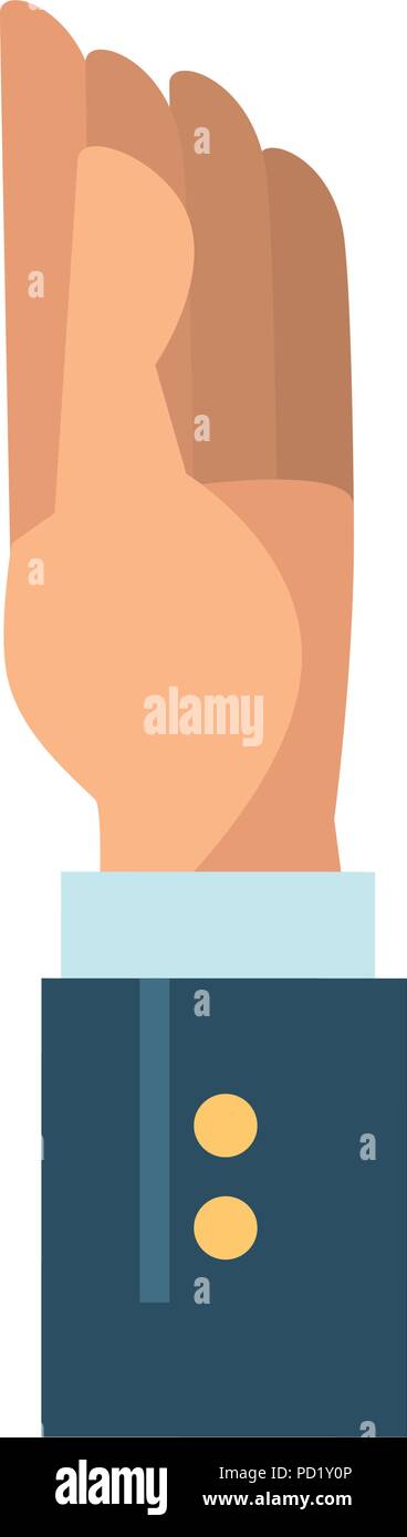 hand human up icon Stock Vector Image & Art - Alamy