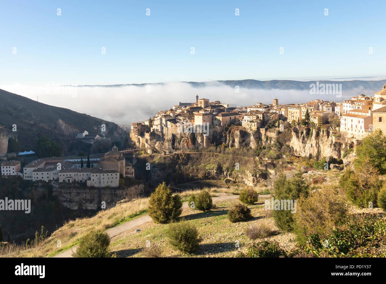 Cuenca city on rocks hi-res stock photography and images - Alamy