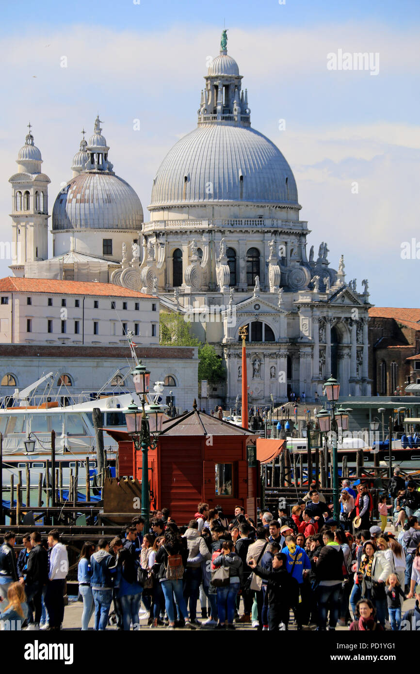 Basilica di santa maria della salute venice italy exterior dome hi-res ...