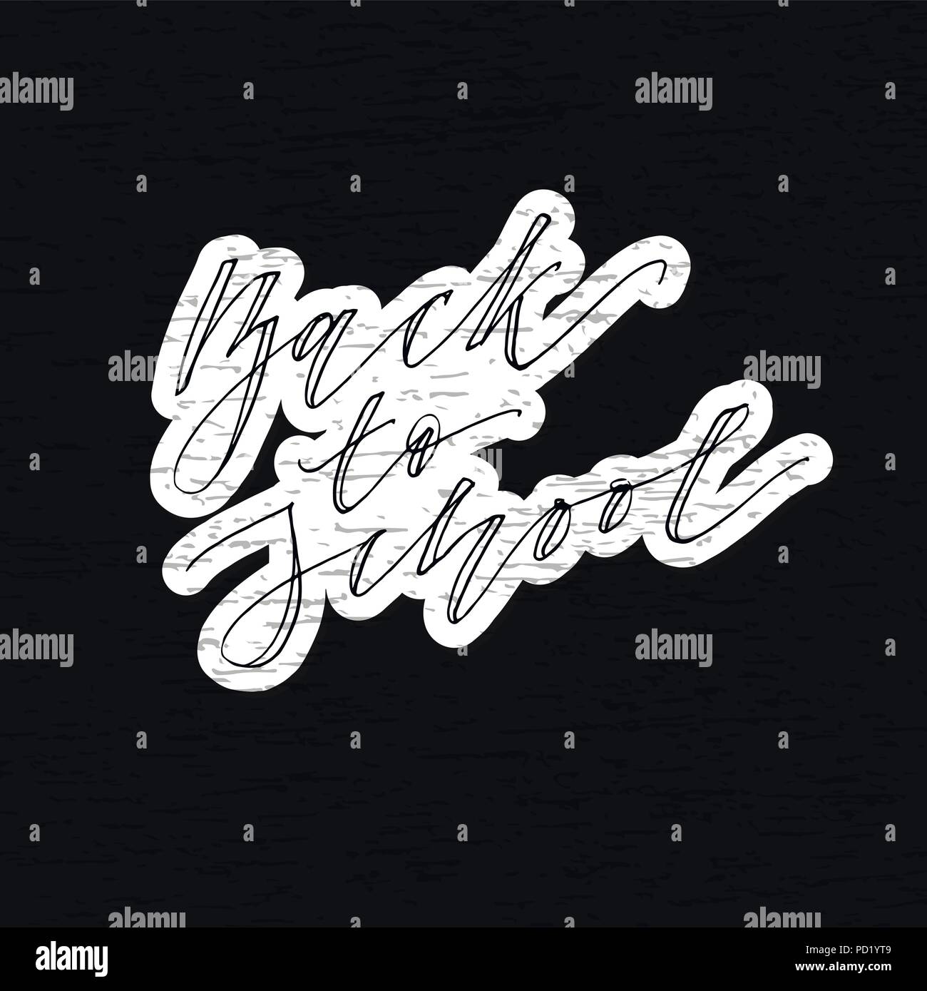 Backtoschool vector vectors hi-res stock photography and images - Alamy