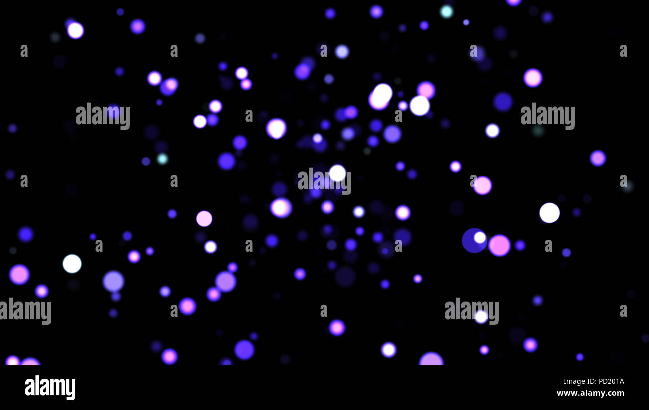 Space with many bright shiny led lights, computer generated modern ...