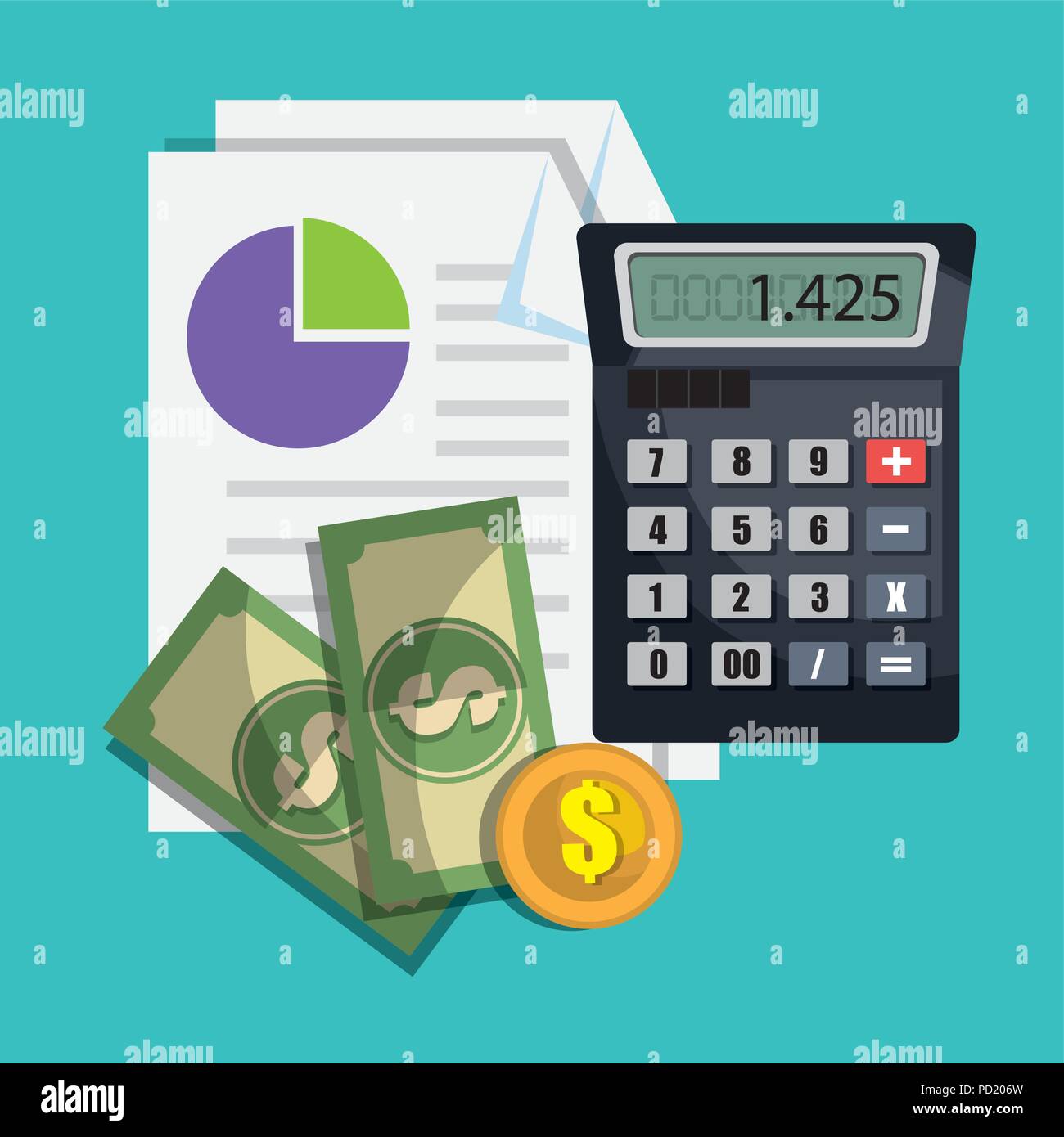 financial and economy icons Stock Vector Image & Art - Alamy