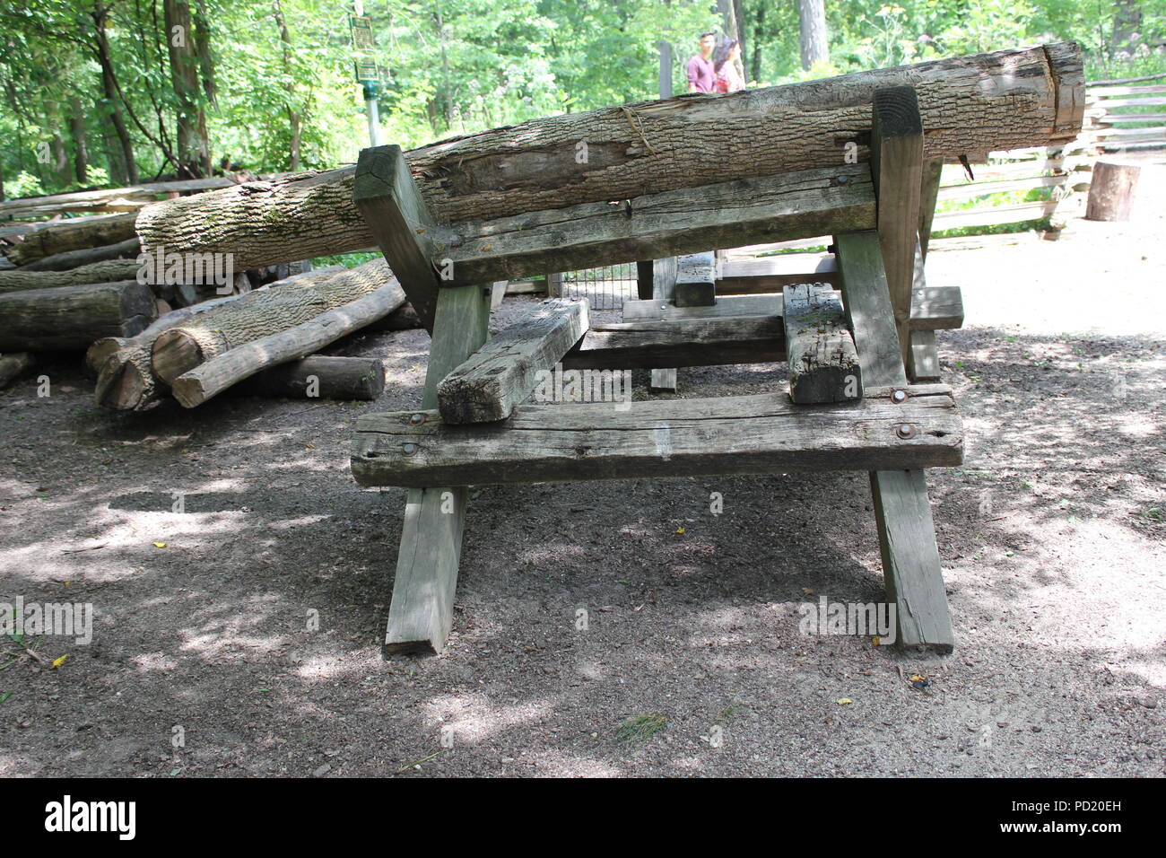 American log cutting hi-res stock photography and images - Alamy