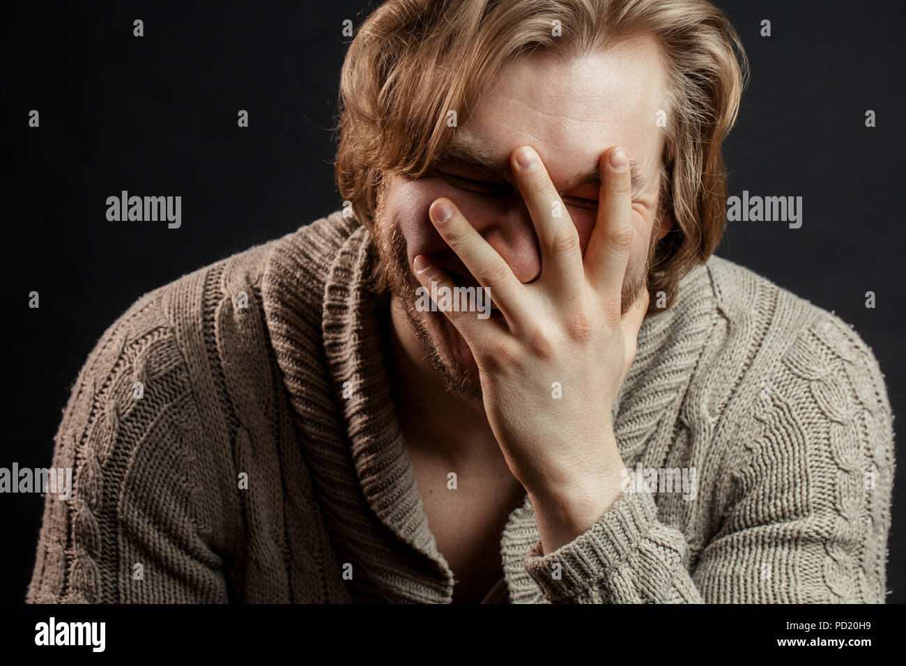 Embarrassed Guy Caught