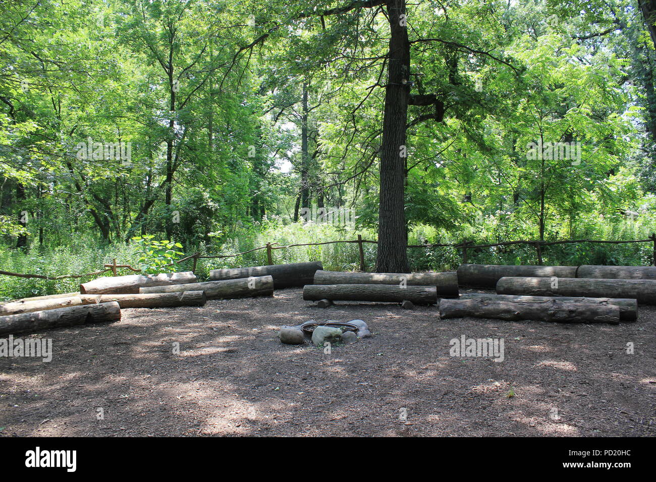 Rustic campfire area hi-res stock photography and images - Alamy