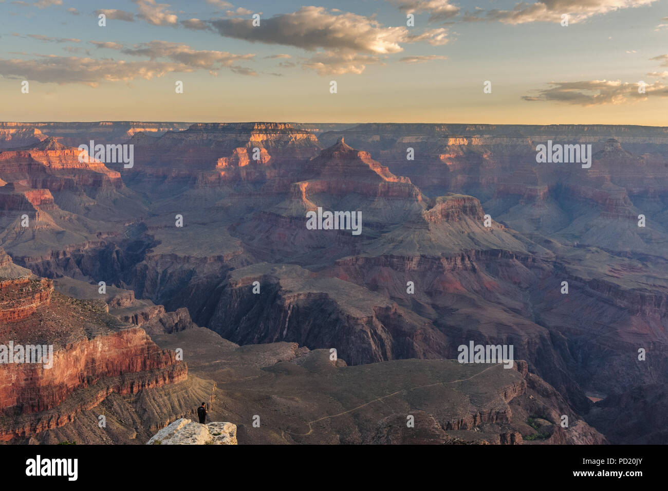 Sunrise over the Grand Canyon Stock Photo - Alamy