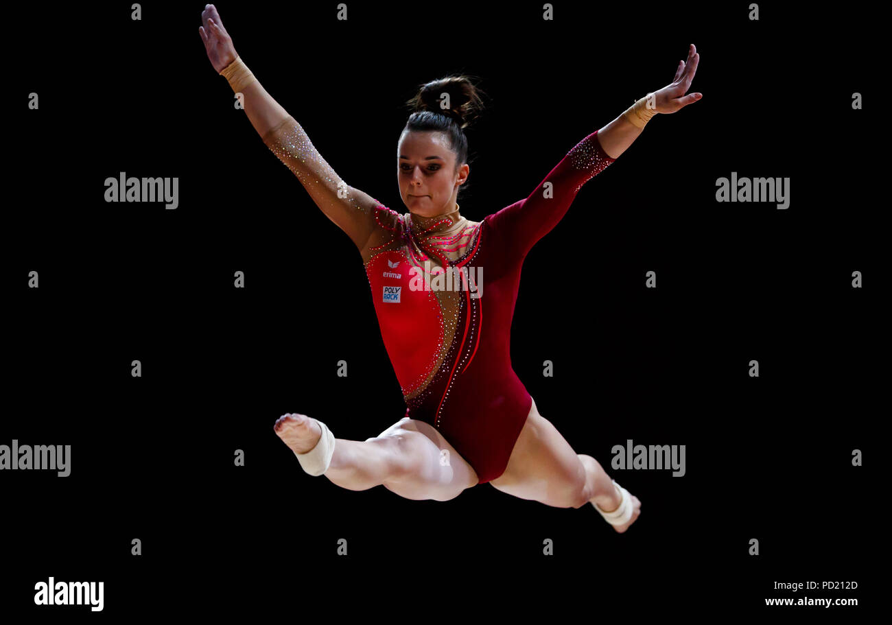 Germany's Pauline Schaefer during the women's beam final during day ...