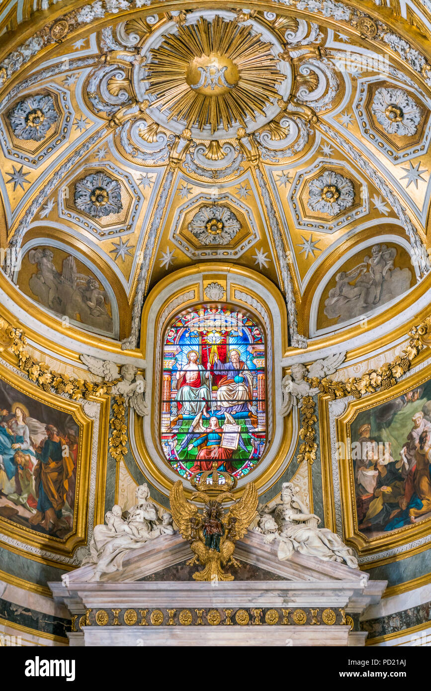 Italy rome stained glass window hi-res stock photography and images - Alamy