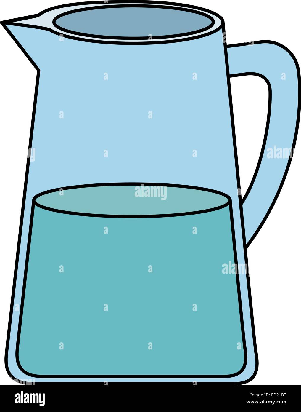 water jar isolated icon Stock Vector Image & Art - Alamy