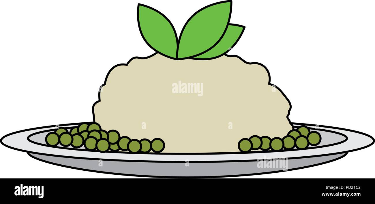 Dish with veggies Stock Vector Images - Alamy