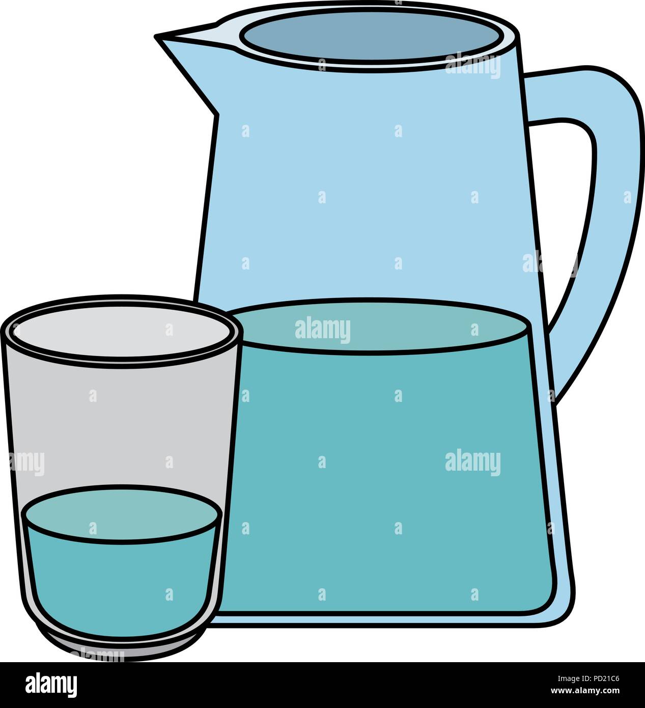 water jar isolated icon Stock Vector Image & Art - Alamy