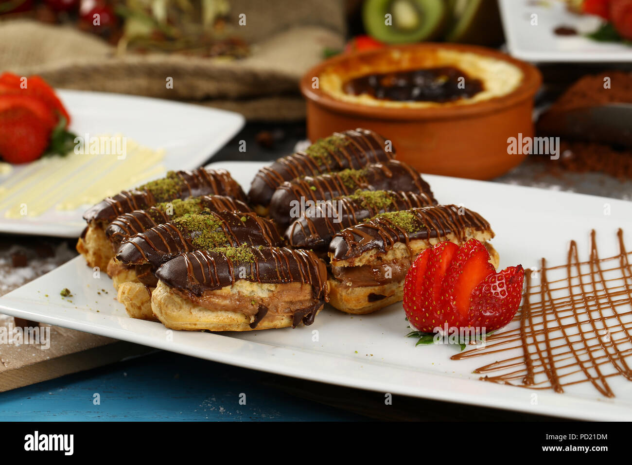 Pate eclair hi-res stock photography and images - Alamy