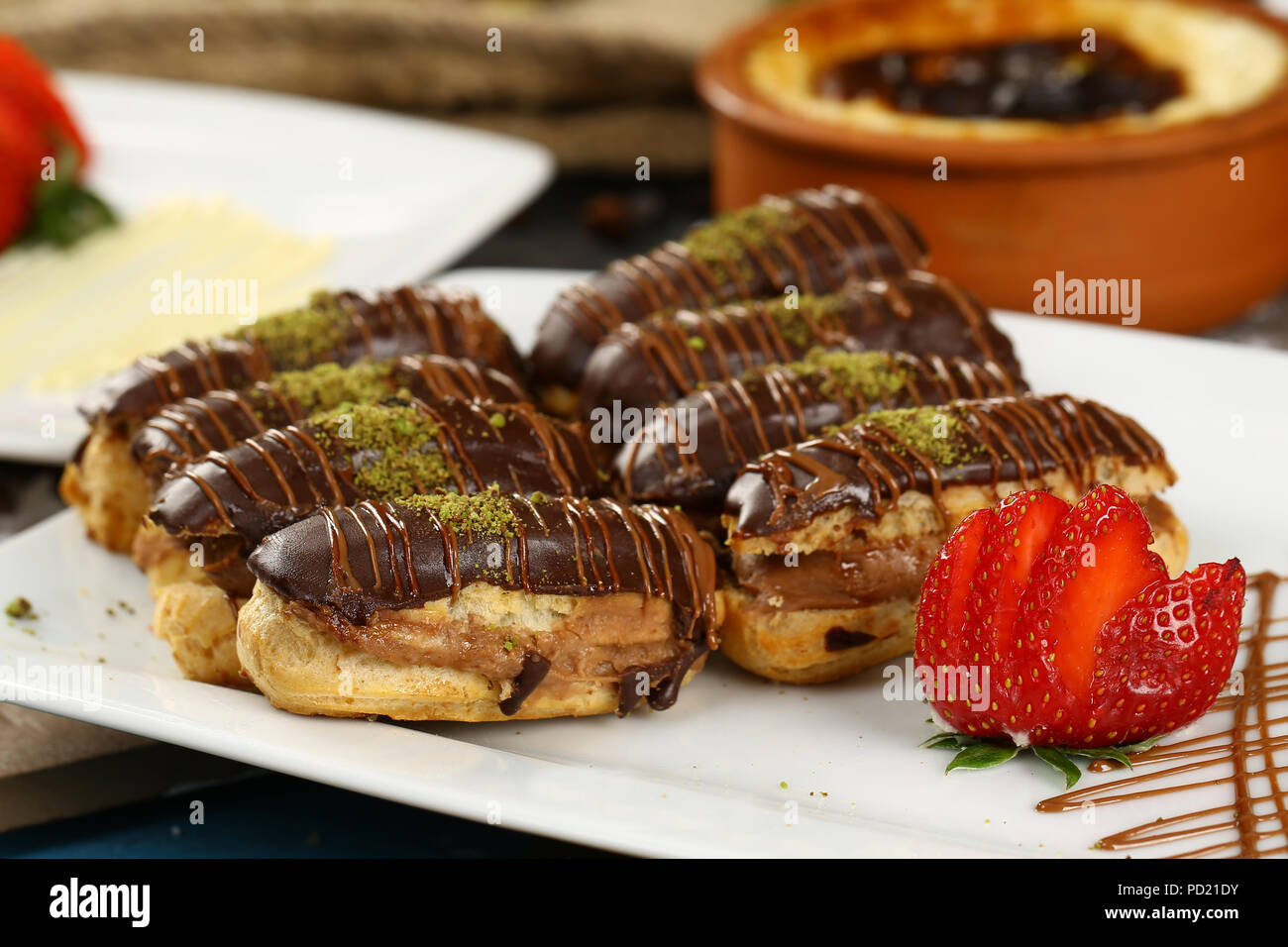 Pate eclair hi-res stock photography and images - Alamy