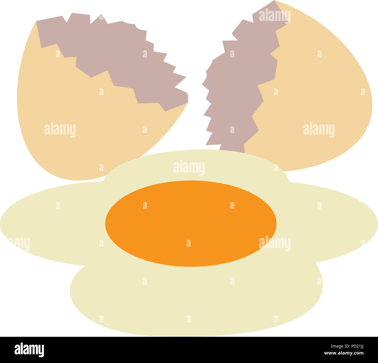 egg cracked isolated icon Stock Vector Image & Art - Alamy