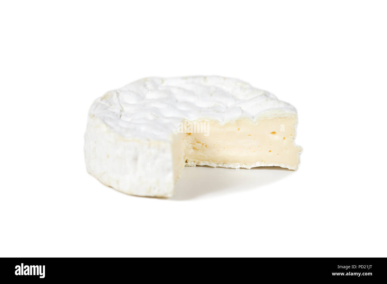 Camembert cheese on isolated white background Stock Photo - Alamy