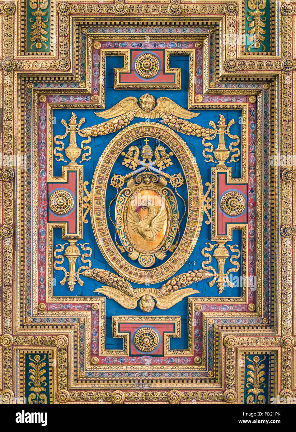 Ceiling design church santa maria hi-res stock photography and images ...