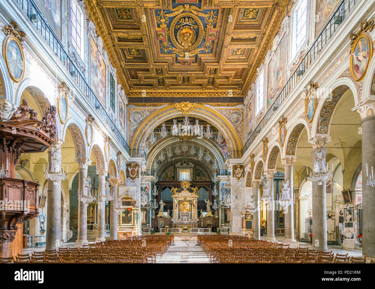 Basilica of santa maria in ara coeli hi-res stock photography and ...