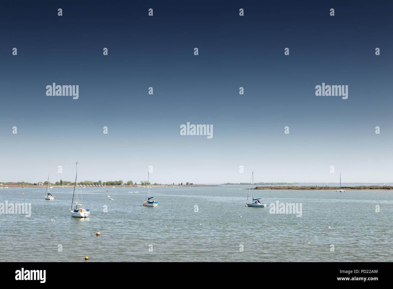landscape view arond maldon and heybridge Stock Photo - Alamy