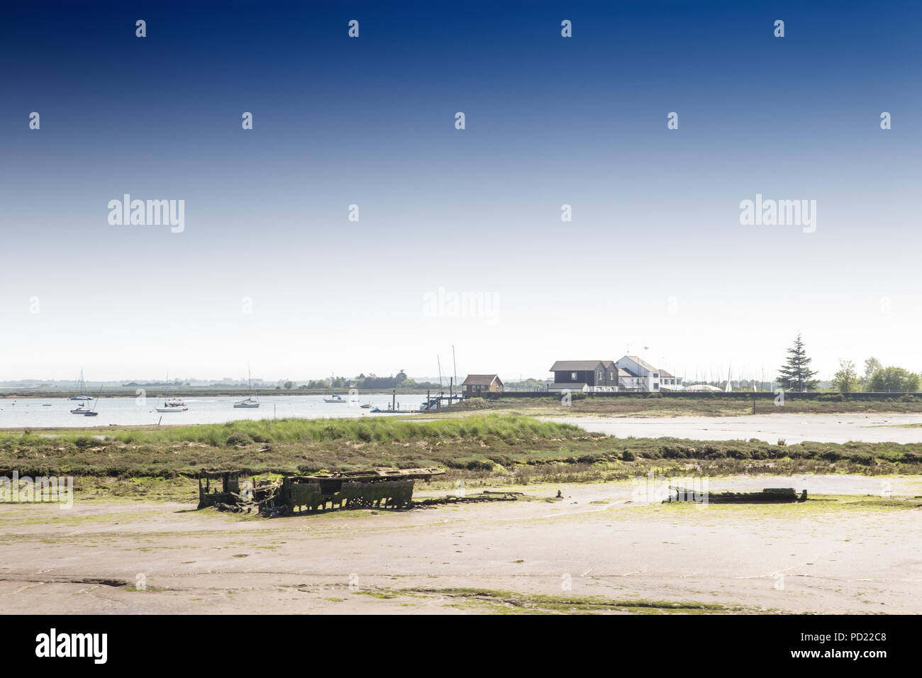 landscape view arond maldon and heybridge Stock Photo - Alamy