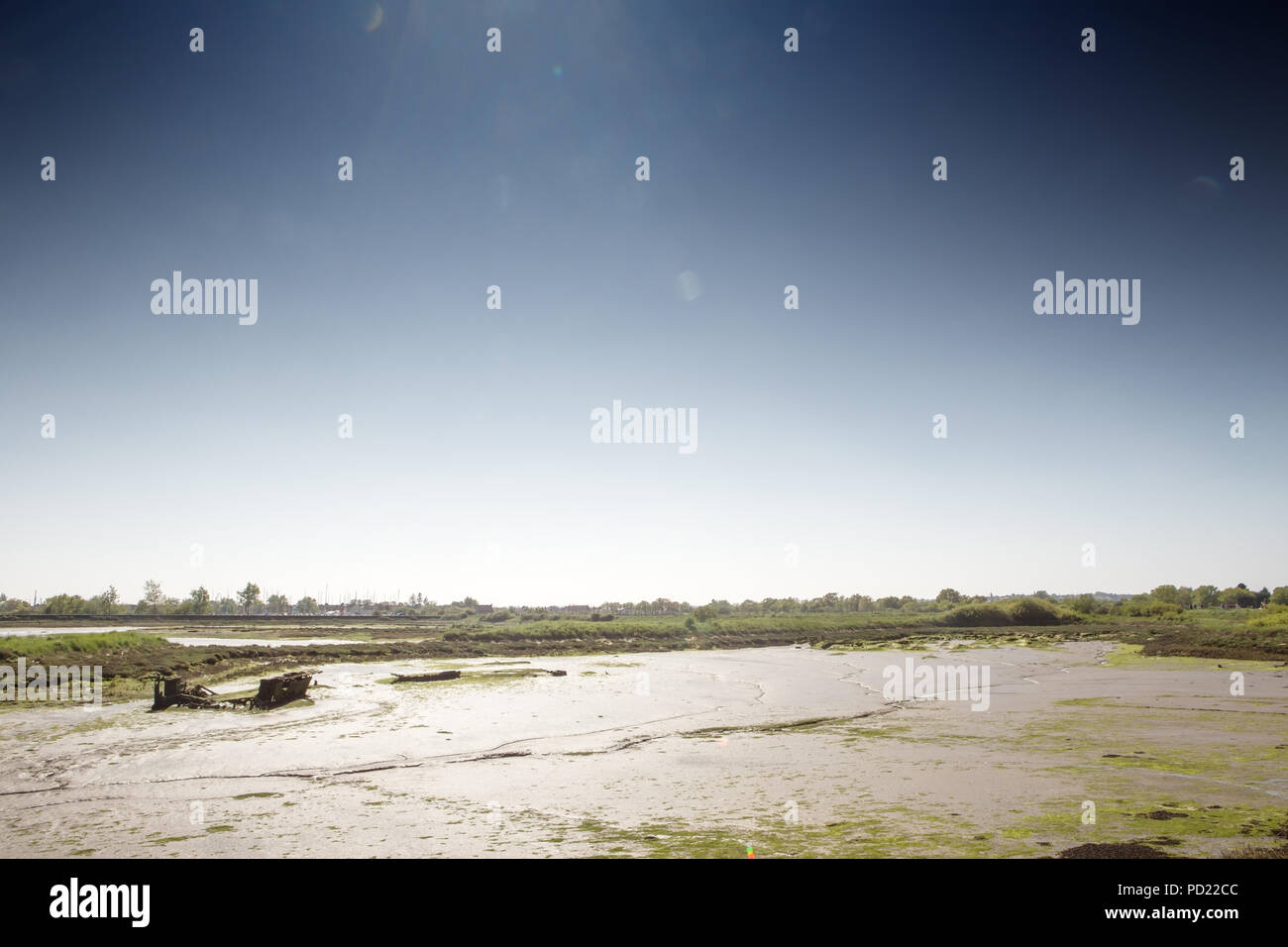 landscape view arond maldon and heybridge Stock Photo - Alamy