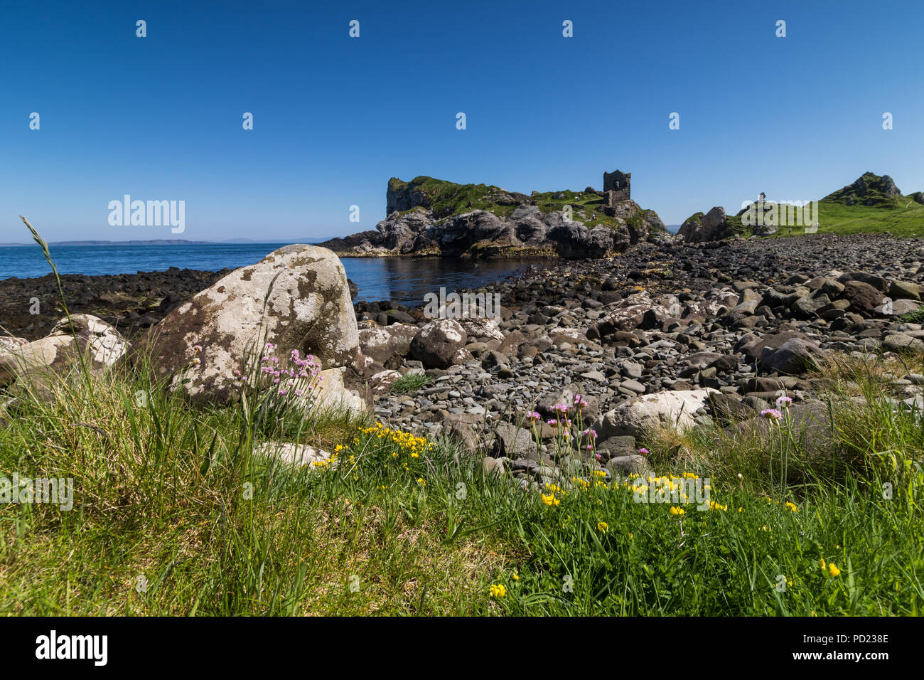 Kinbane castle hi-res stock photography and images - Alamy