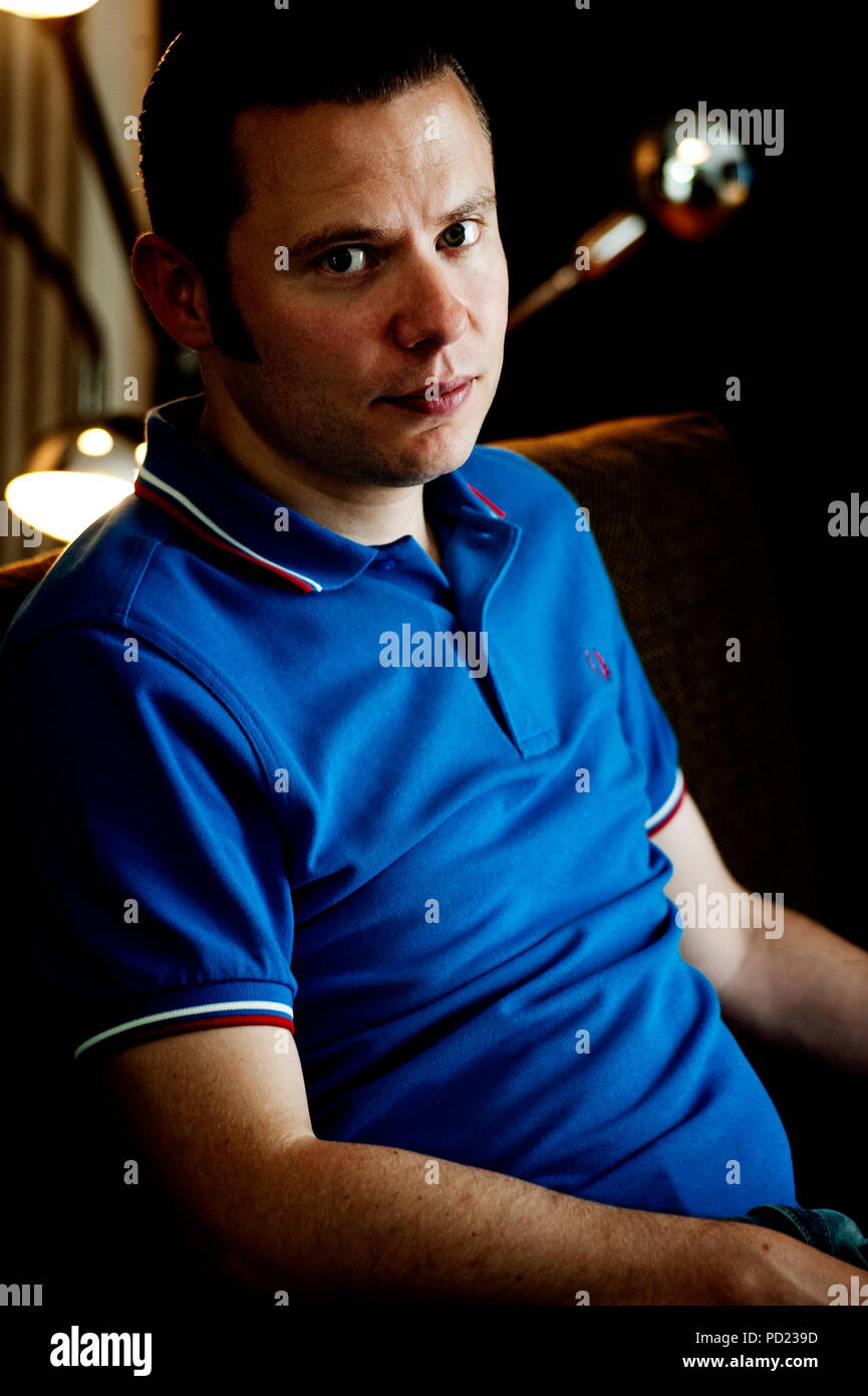 Hooverphonic front man and producer Alex Callier in his home in Sint ...