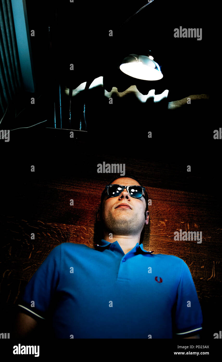 Hooverphonic front man and producer Alex Callier in his home in Sint ...