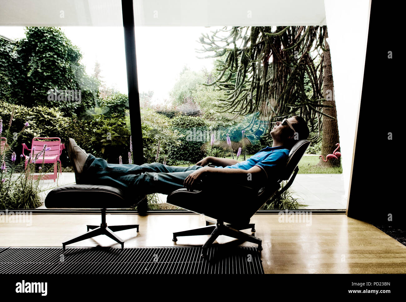 Hooverphonic front man and producer Alex Callier in his home in Sint ...