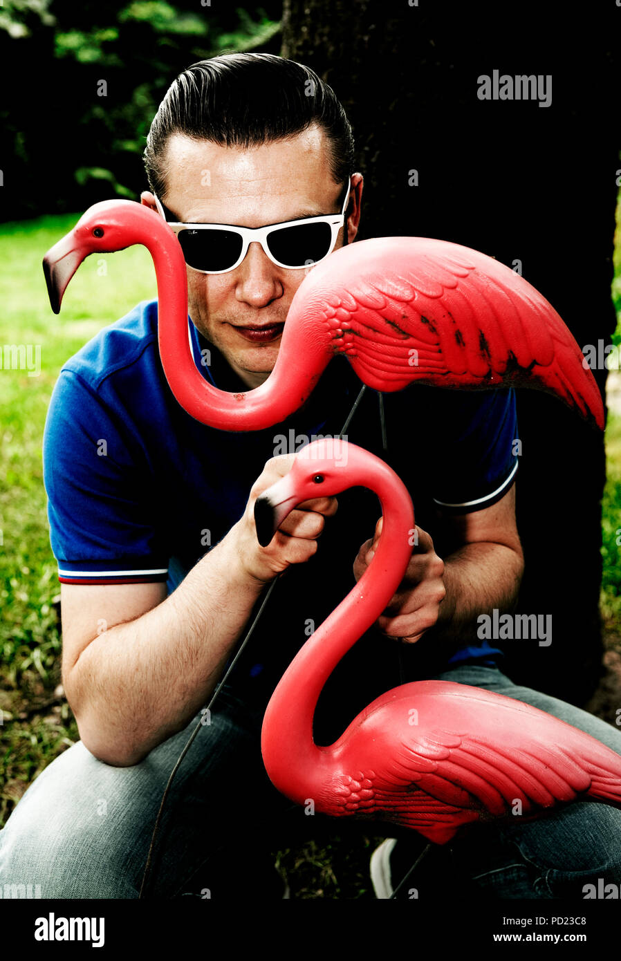 Hooverphonic front man and producer Alex Callier in his home in Sint ...