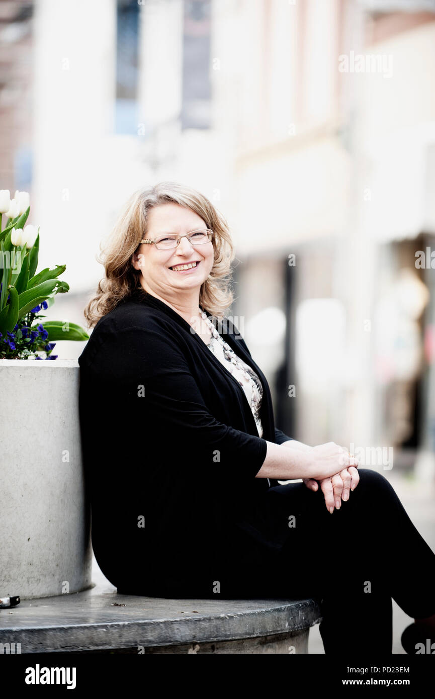 Liberal politician and councillor Anne Masson (Belgium, 21/04/2016 ...