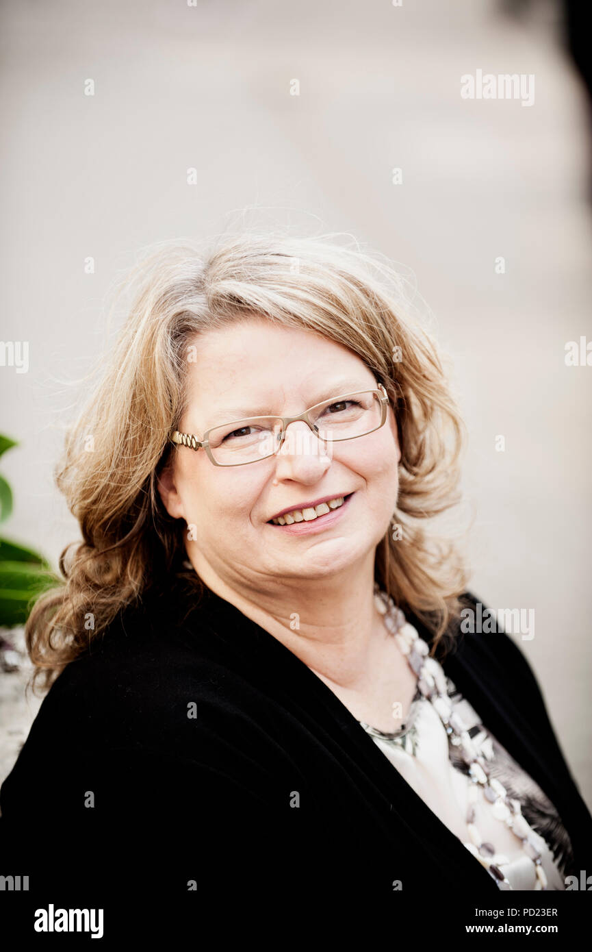 Liberal politician and councillor Anne Masson (Belgium, 21/04/2016 ...