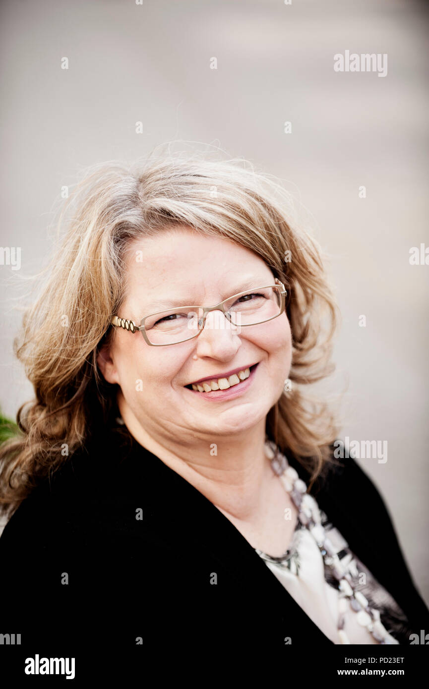 Liberal politician and councillor Anne Masson (Belgium, 21/04/2016 ...