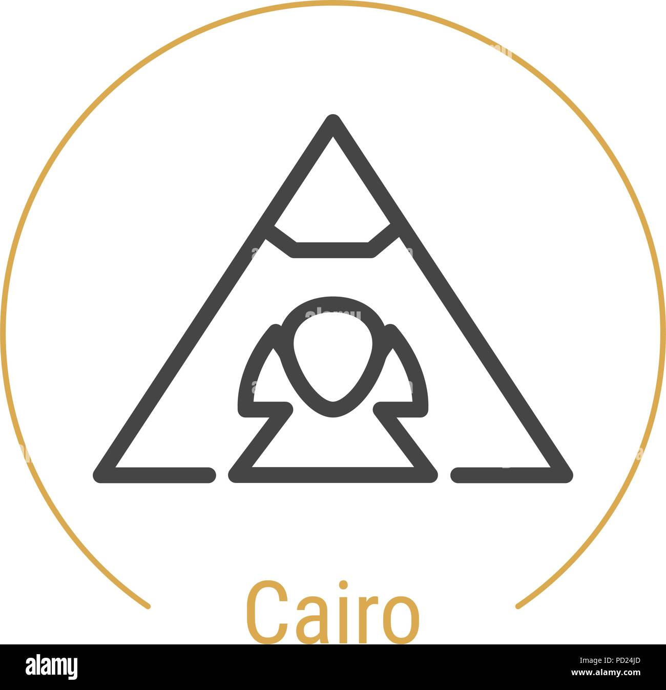 Cairo, Egypt Vector Line Icon Stock Vector Image & Art - Alamy