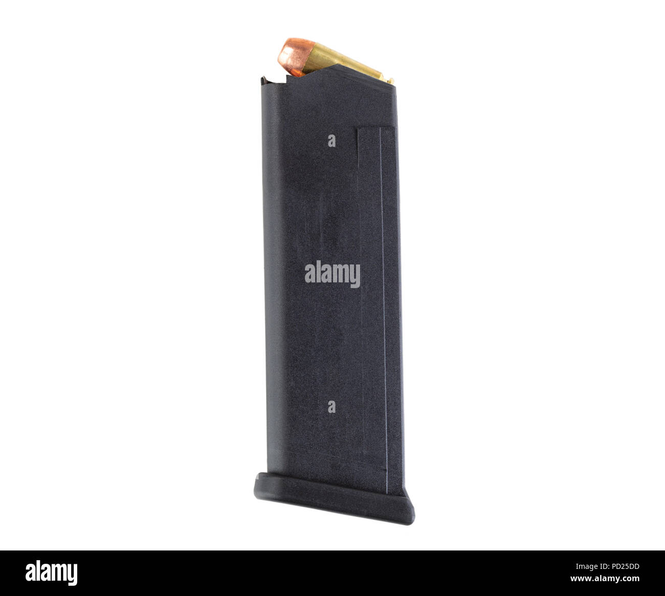 Ammunition clip isolated on white background with reflection Stock ...