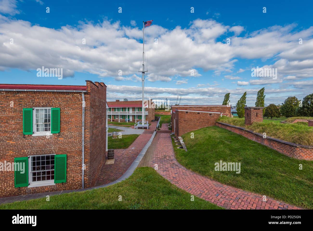 Fort McHenry, in Baltimore, Maryland Stock Photo - Alamy