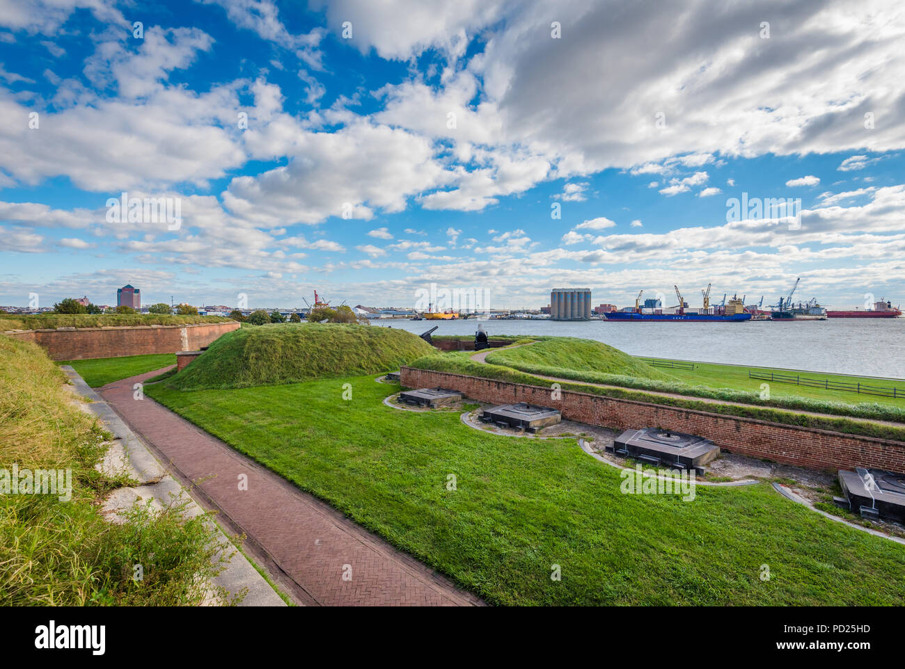 Fort McHenry, in Baltimore, Maryland Stock Photo - Alamy